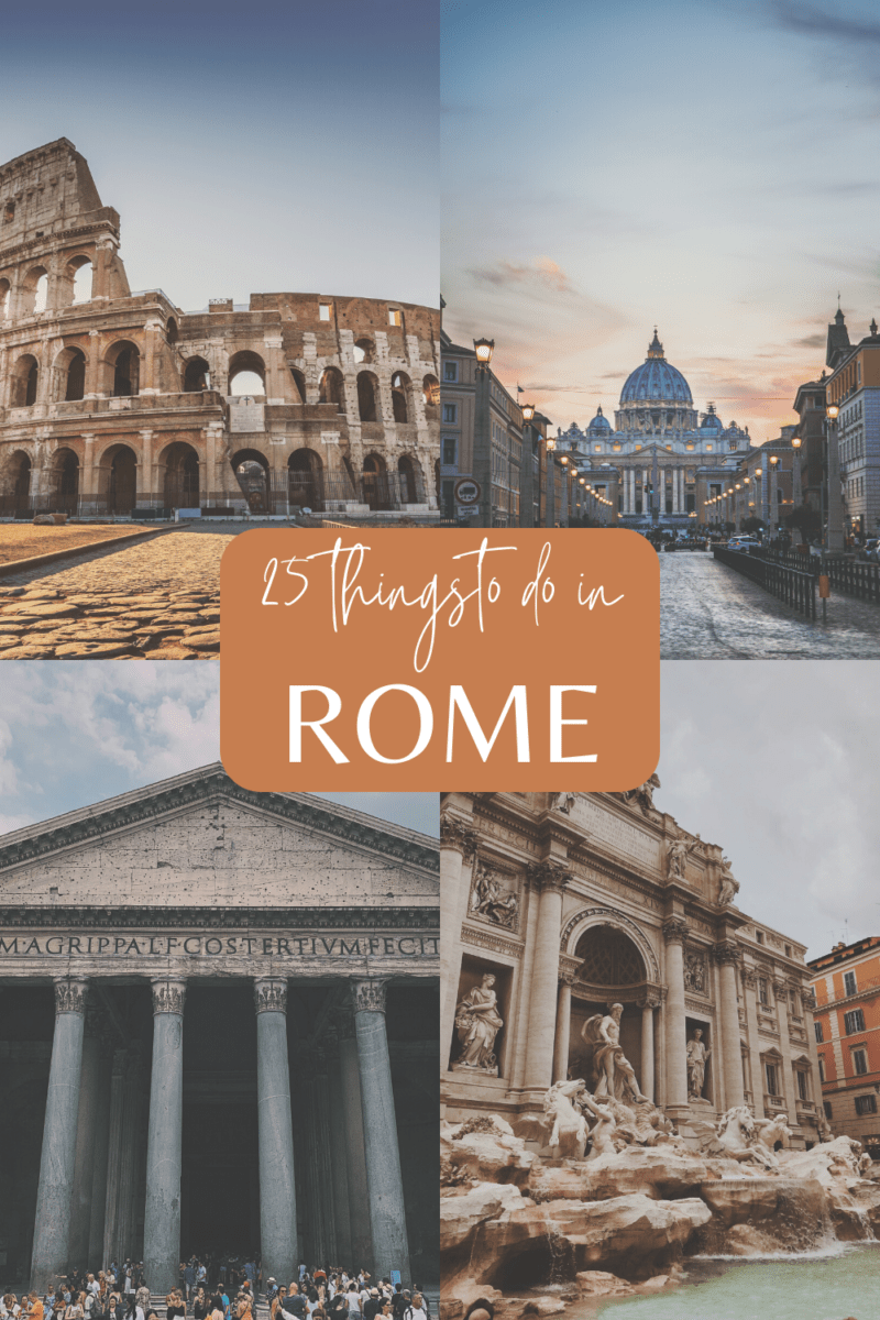 25 Things to do in Rome | Florida Based Luxury Travel Agent